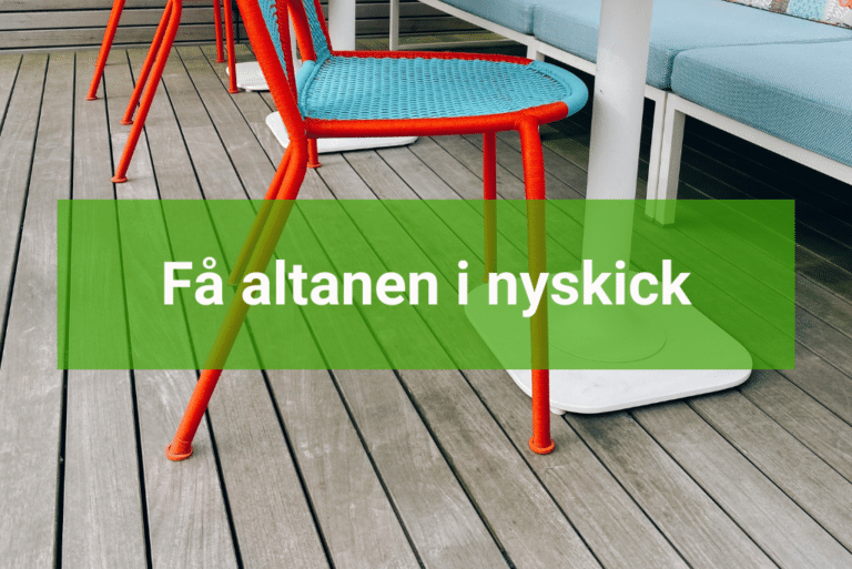 Tvätta Altan Med Såpa Och ättika. Effektiv Rengöring