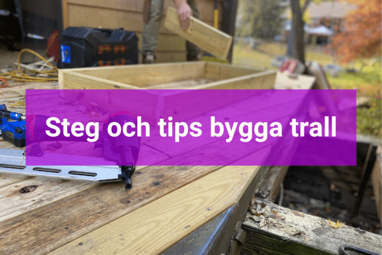 Bygga Trall: Enkla Steg Och Tips Att Följa Vi Guidar Dig