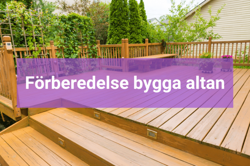 Bygga Altan Själv. Enkla Steg För Att Lyckas. Ax Till Limpa